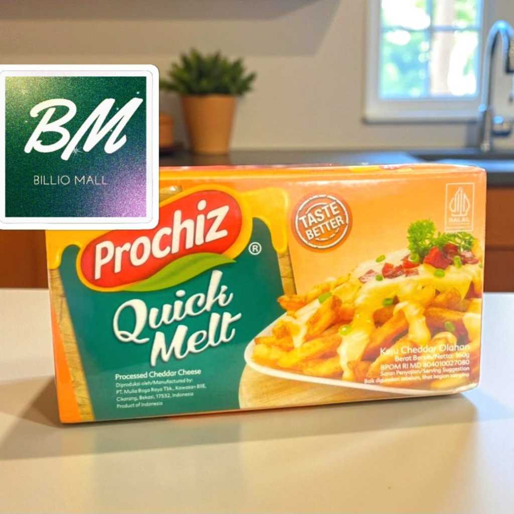 Jual Prochiz Quick Melt 160 gr Keju Cheddar Lumer Cepat Leleh | Shopee ...