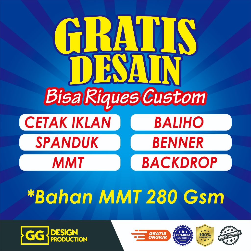 Jual cetak banner mmt banner custom gratis desain | banner banner mmt ...