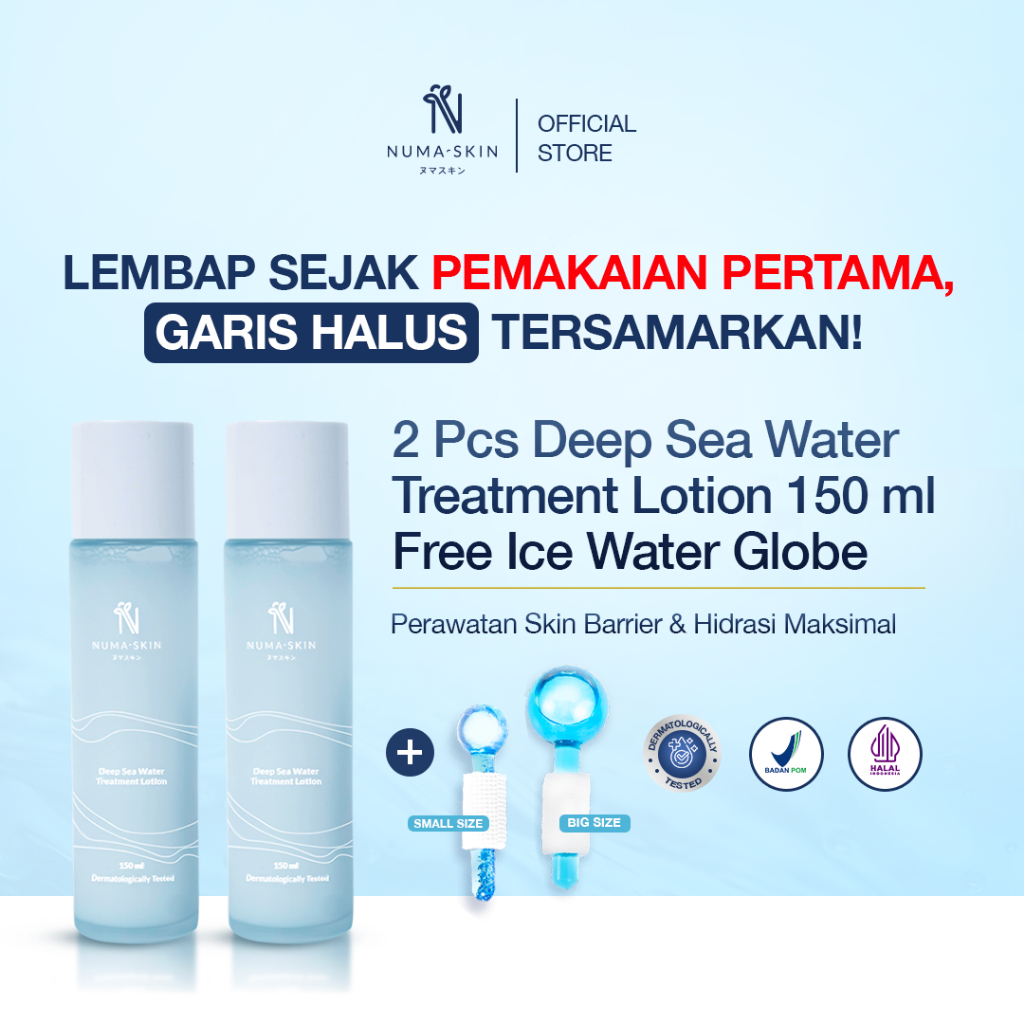 Jual Numa Skin Paket Hemat 2pcs Deep Sea Water Treatment Lotion 150ml ...
