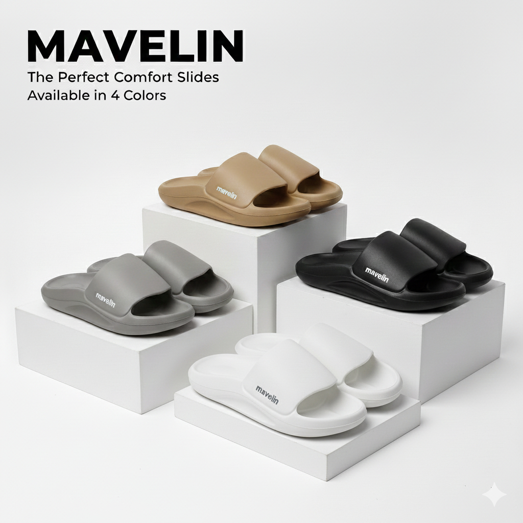 Jual Mavelin Keezy Sandal Slide Pria Tebal Empuk Anti Slip Original ...