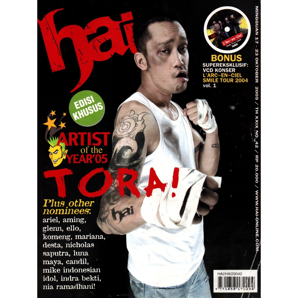 Jual Majalah Hai 2005 - Cover Edisi Khusus Artist of the Years '05 ...