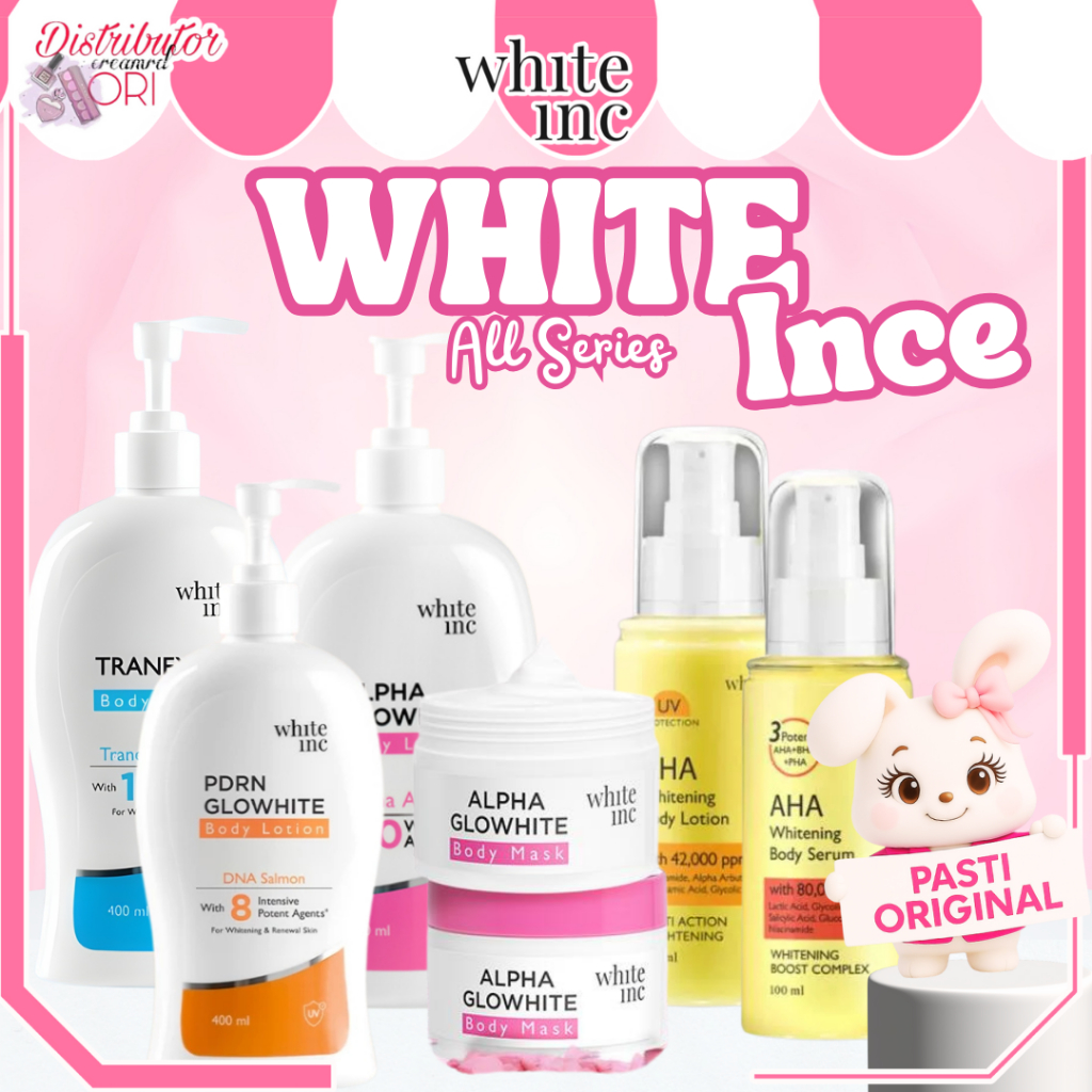 Jual WHITE INC ALL SERIES ALPHA GLOWHITE BODY LOTION 400ML | AHA Body ...