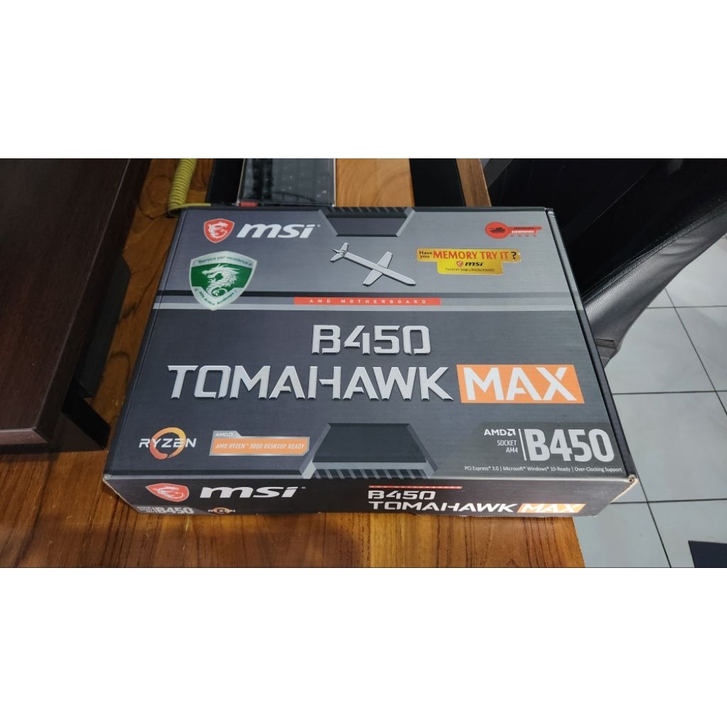 Jual MSI B450 Tomahawk Max (Mati) Belum Sempat Service | Shopee Indonesia