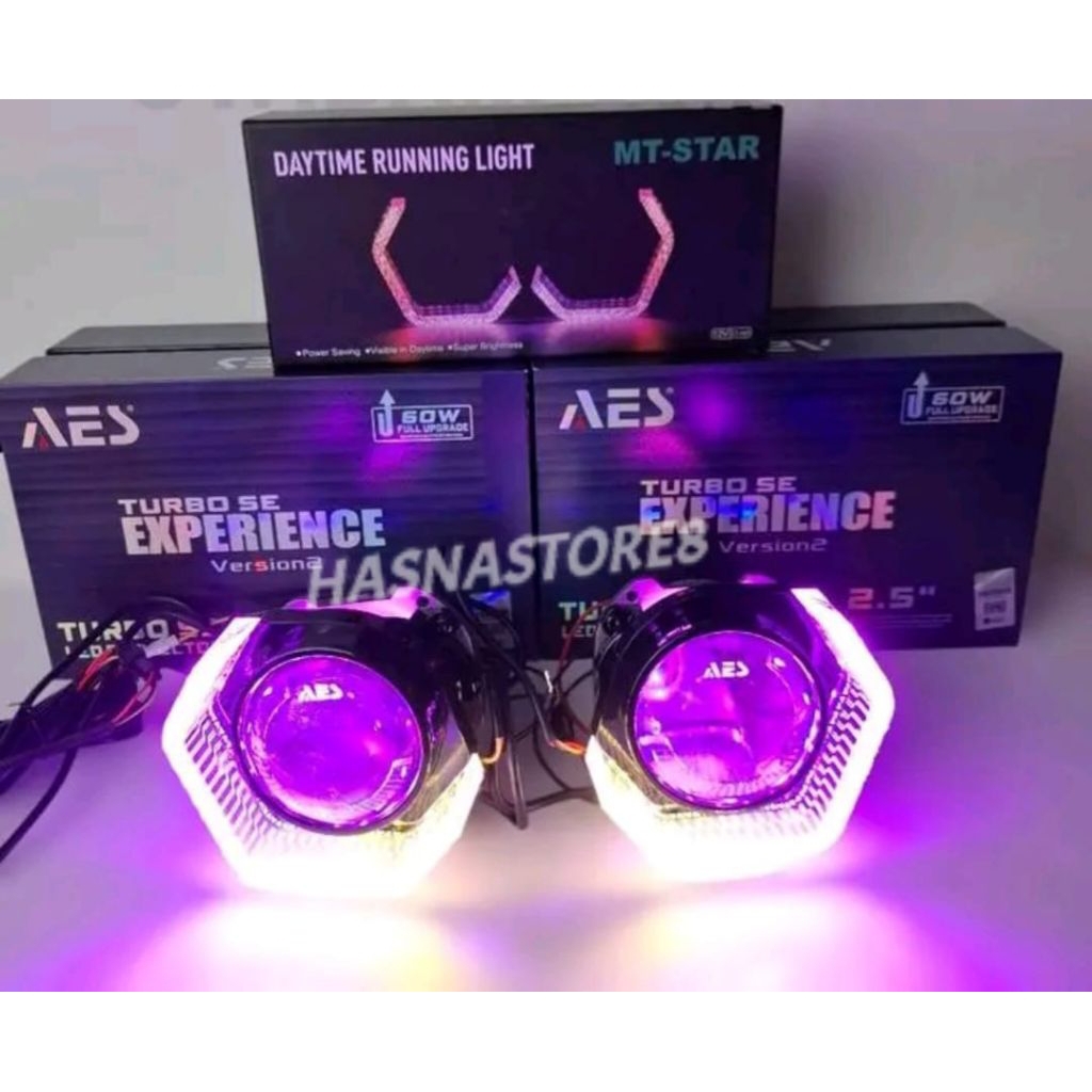 Jual PAKET BILED AES EXPERIENCE V2 60W 2,5 INCH BILED MOTOR MOBIL ...