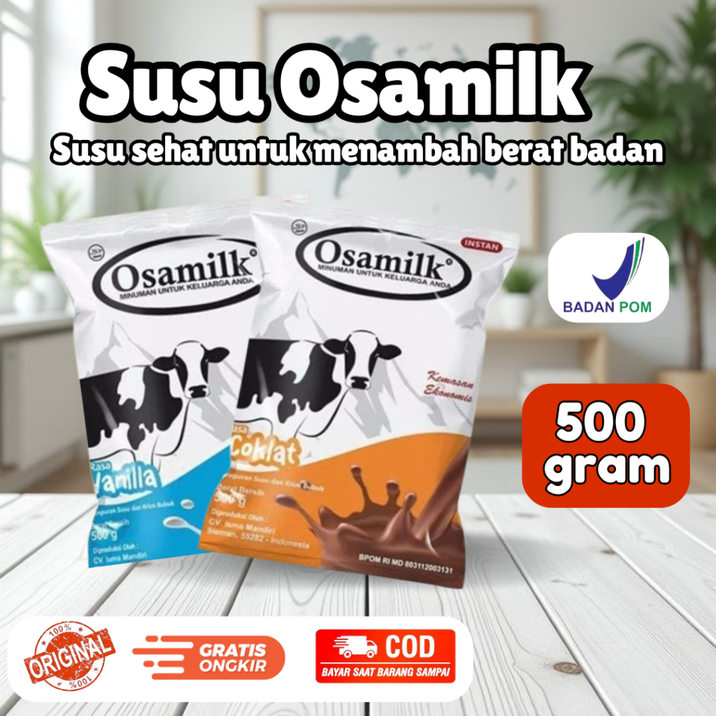 Jual Susu OSAMILK 300 & 500 gram | Susu sehat untuk Program Penggemukan ...