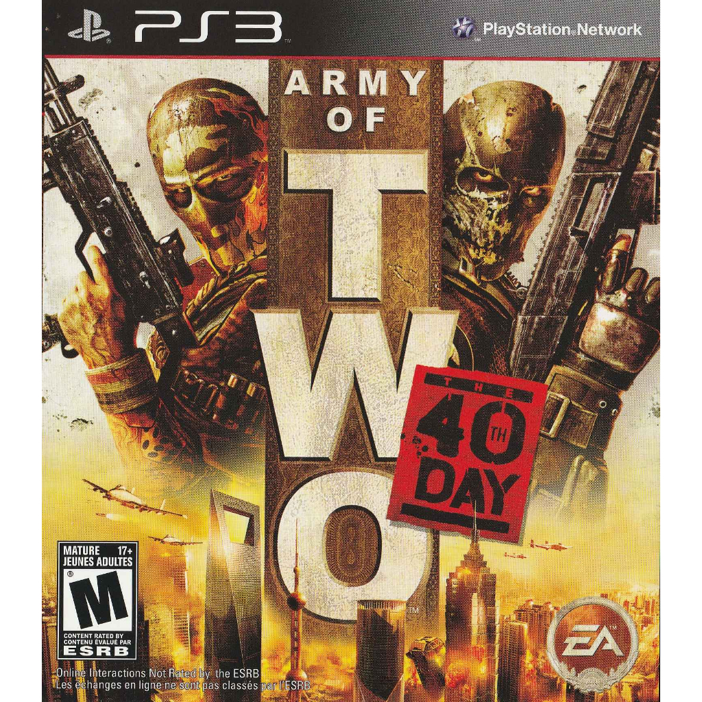 Jual KASET GAME PS3 PKG ARMY OF TWO THE 40TH DAY | Shopee Indonesia