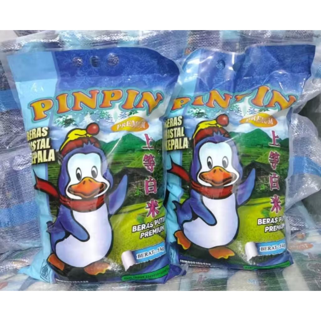 Jual BERAS PREMIUM PINPIN 5 KG | Shopee Indonesia