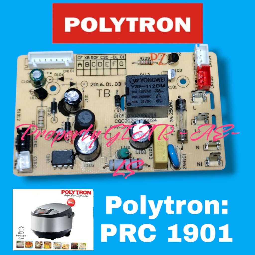 Jual MODUL MAGICOM RICE COOKER POLYTRON PRC 1901 BOARD POWER SUPPLY ...