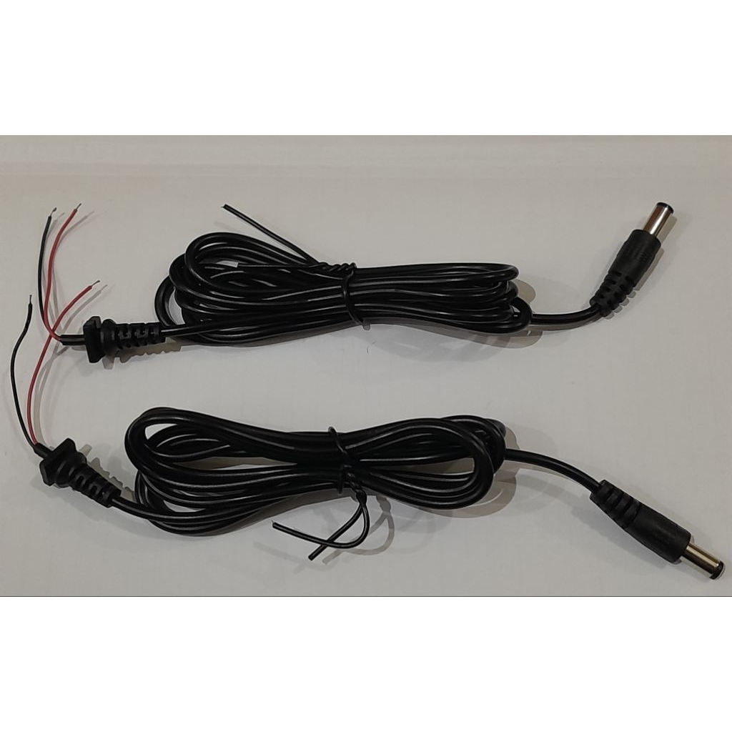 Jual KABEL JACK DC MALE 5.5 X 21mm Buntung 150CM POWER SUPPLY ADAPTOR ...