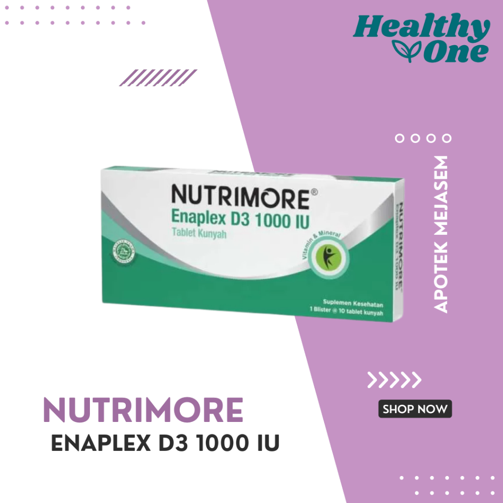 Jual NUTRIMORE ENAPLEX D3 1000 IU | Shopee Indonesia
