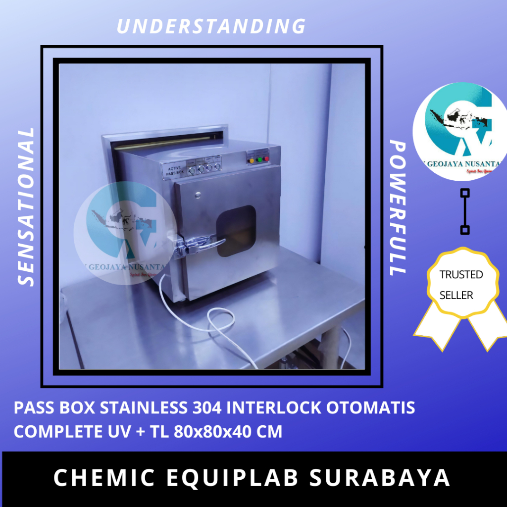Jual PASS BOX STAINLESS 304 INTERLOCK OTOMATIS COMPLETE UV + TL ...