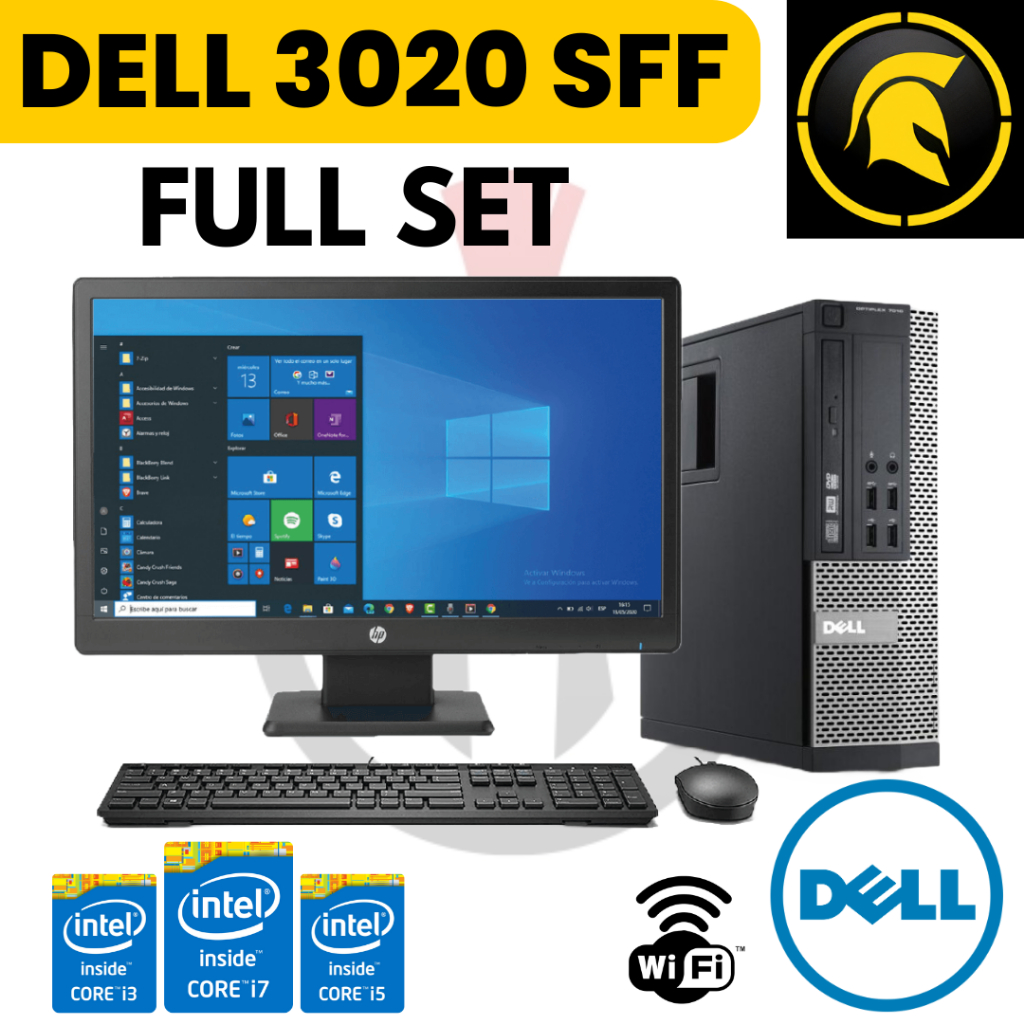 Jual Paketan PC DELL 7020 9020 3020 i3 i5 i7 Gen 4 + Monitor LED Full ...
