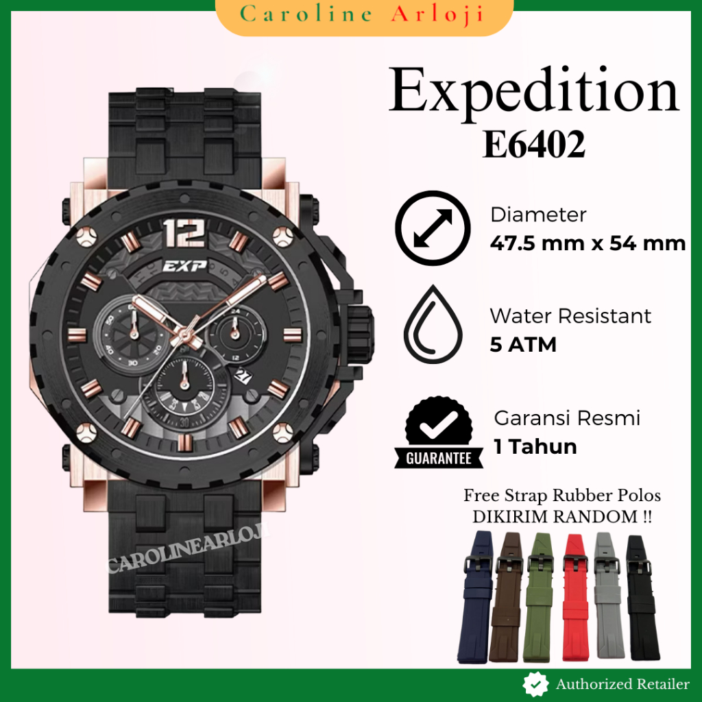 Jual Jam Tangan Pria Expedition E6402 / E 6402 Original Garansi Resmi ...