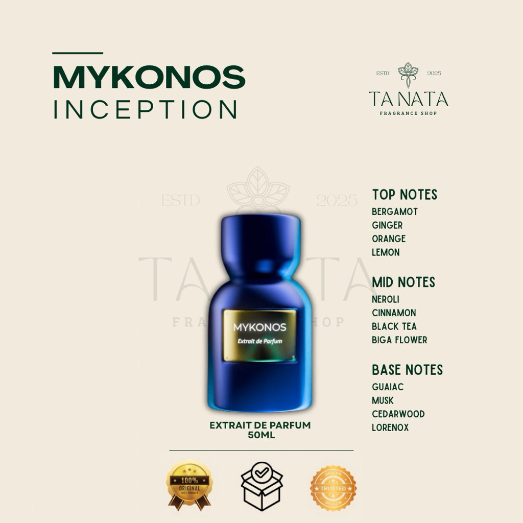 Jual Mykonos Inception Extrait de Parfum 50ML | Shopee Indonesia