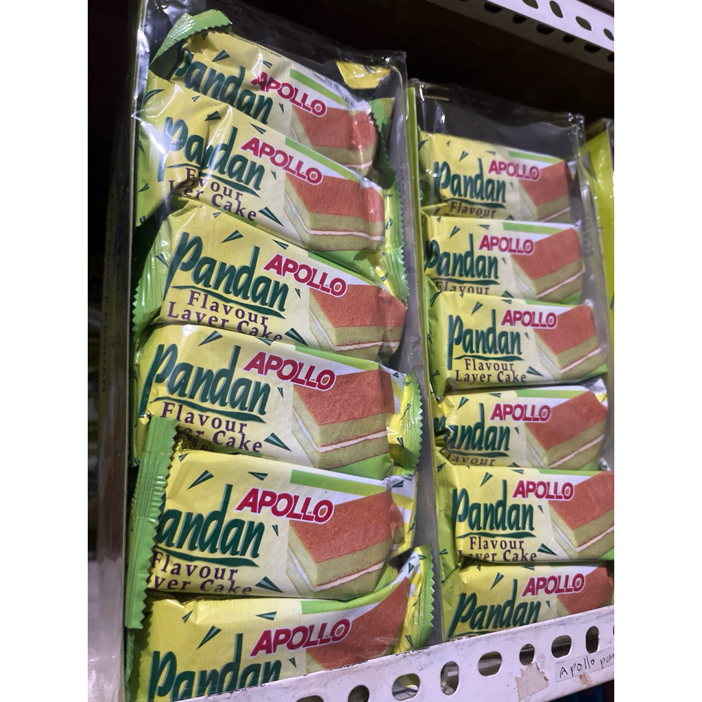 Jual Apollo Perisa Pandan Malaysia (18g x 24 Packs) | Shopee Indonesia