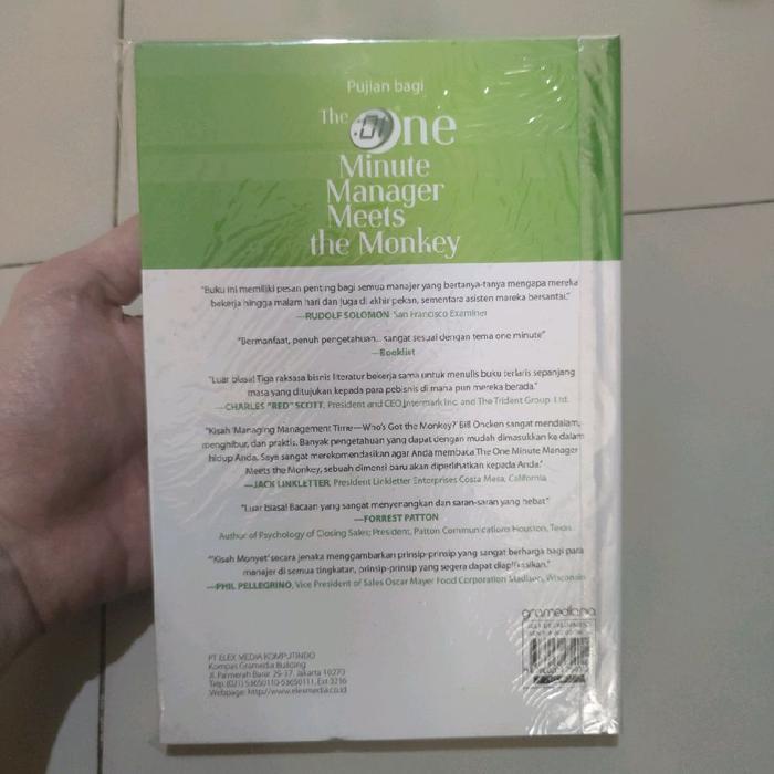 Jual BEKAS - ORIGINAL - Buku The One Minute Manager Meets the Monkey ...