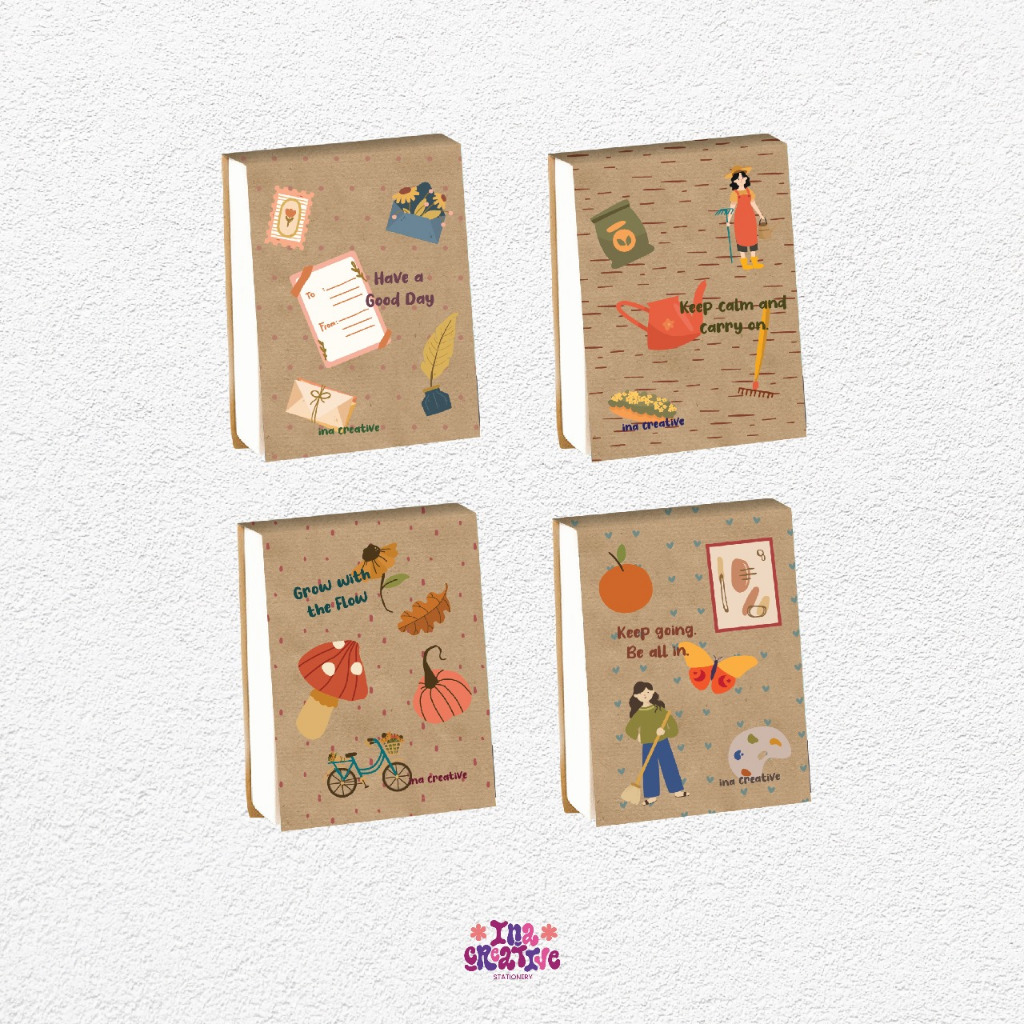 Jual Ina Creative Memo Craft Hardcover| Notebook Buku Kecil Catatan ...