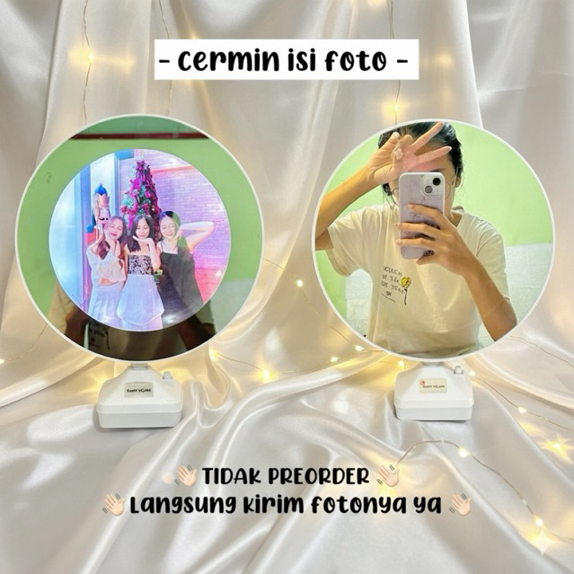 Jual [TIDAK PO] Cermin Magic Baena Cermin Custom Foto Kado Wisuda ...