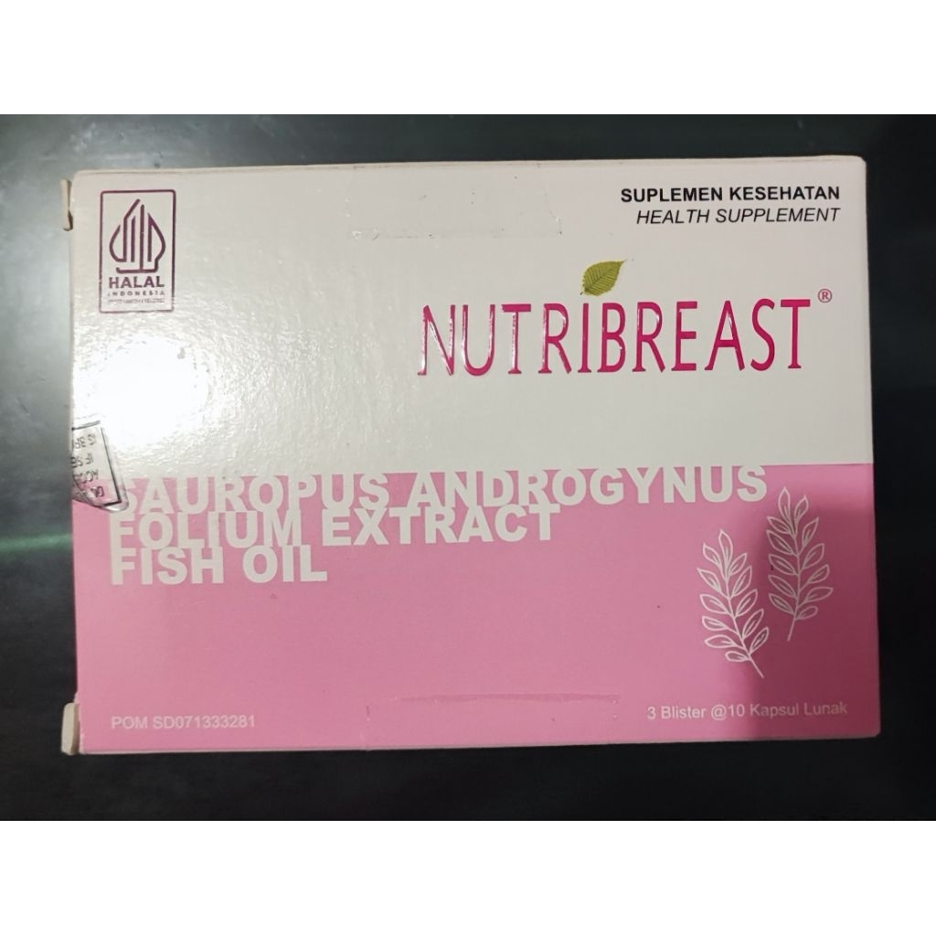Jual Nutribreast ASI Booster; Pelancar ASI ( 1 Strip isi 10 kapsul ...