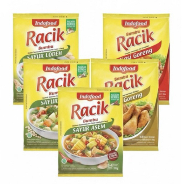 Jual Indofood bumbu racik nasi goreng, ayam ikan goreng, tempe tahu ...
