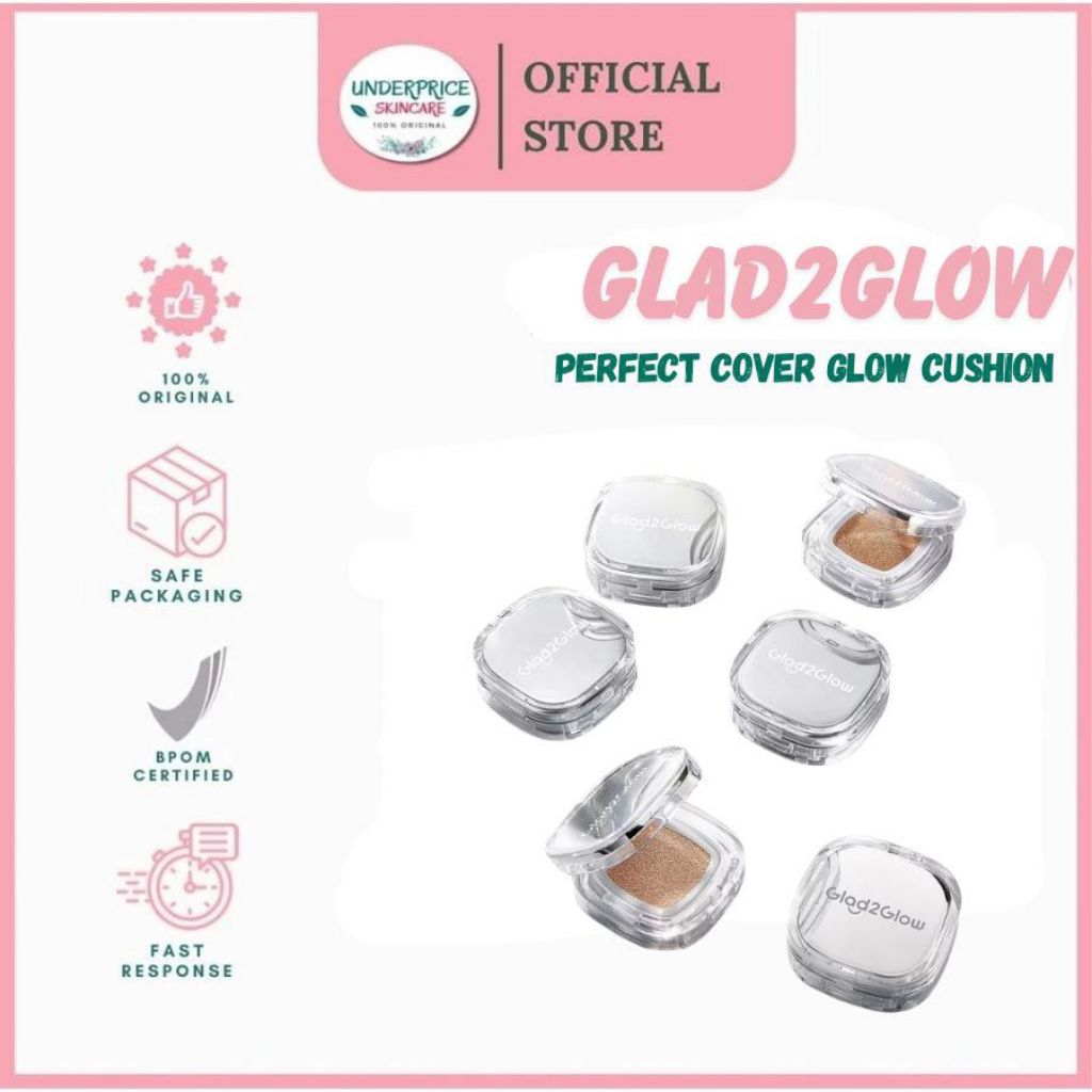 Jual Glad2glow Perfect Cover Glow Cushion | Pack Silver | Shopee Indonesia