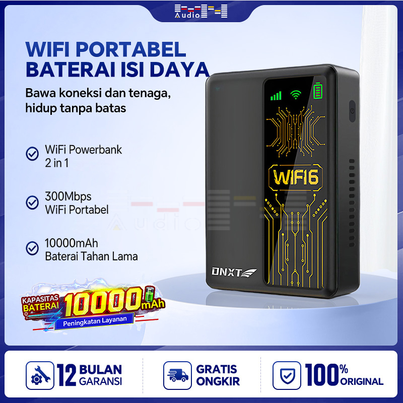 Jual Modem MiFi 4G LTE Router Nirkabel 300Mbps Portable Power Bank ...
