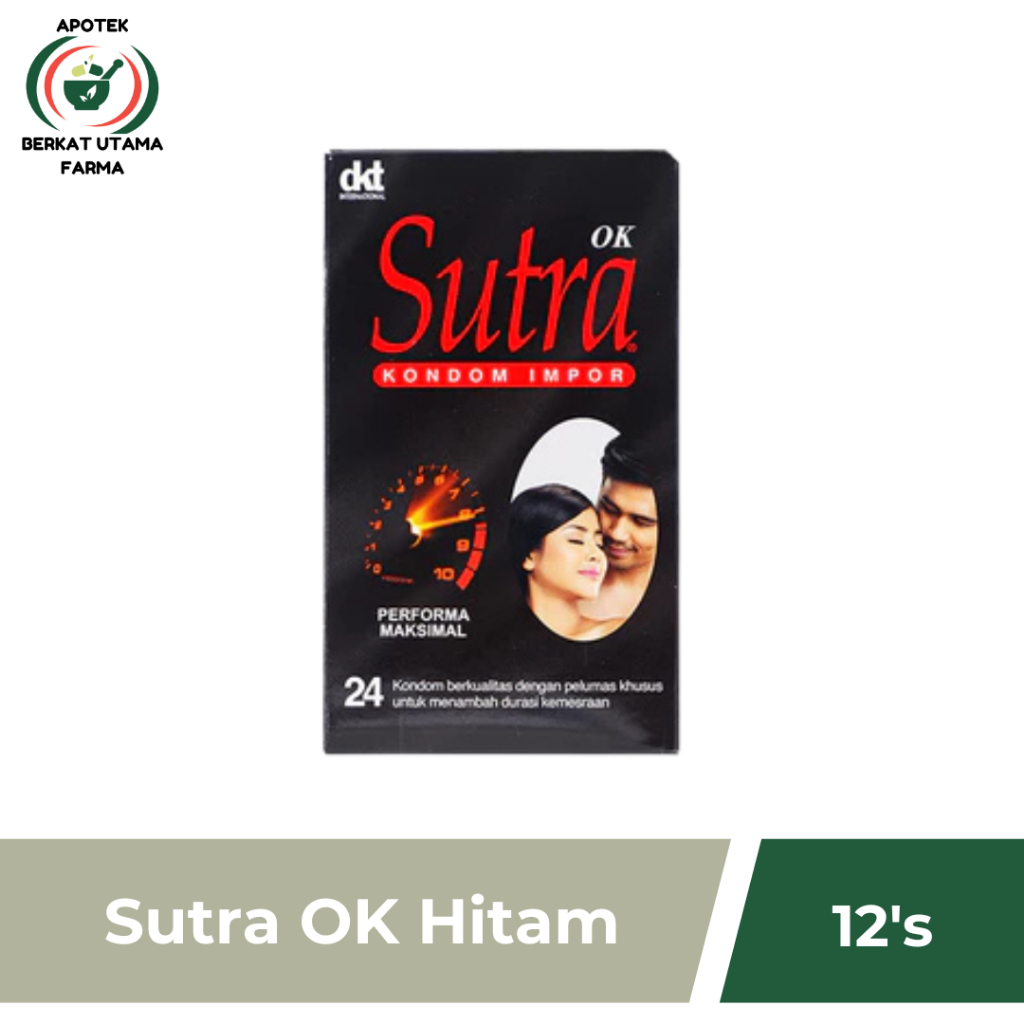Jual SUTRA OK HITAM ISI 12/ PRIVASI AMAN / FREE ANDALAN TEST PACK ...