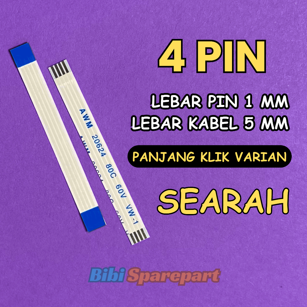 Jual Kabel Flexibel Swicth Power Laptop 4 Pin Kasar Panjang 15cm 4 Pin ...