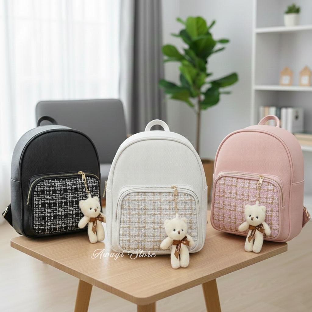 Jual Tas Ransel Mini Korea Style Aesthetic Ransel Terbaru 2025 Free ...