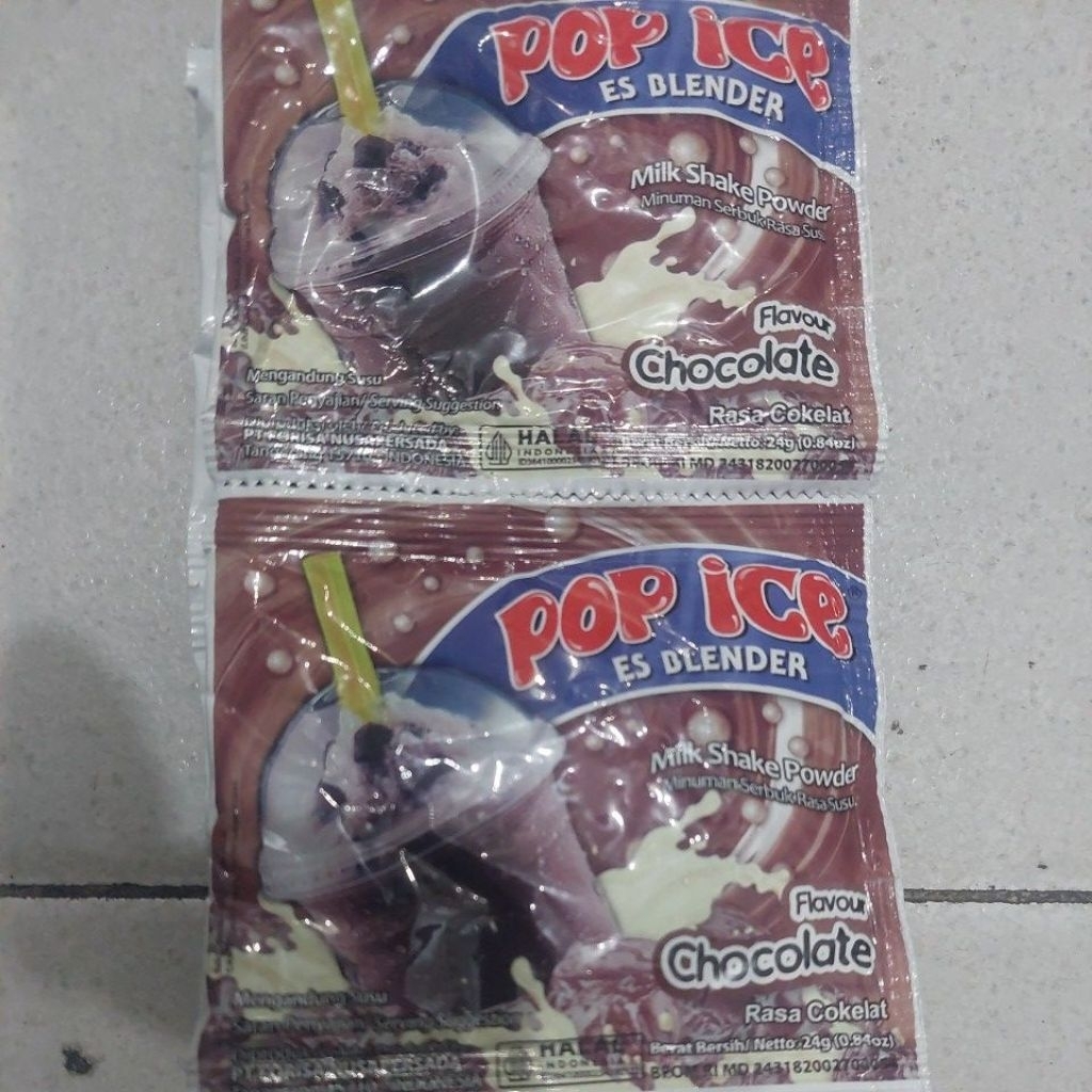 Jual POP ICE CHOCOLATE 1 RENCENG ISI 10 PCS | Shopee Indonesia
