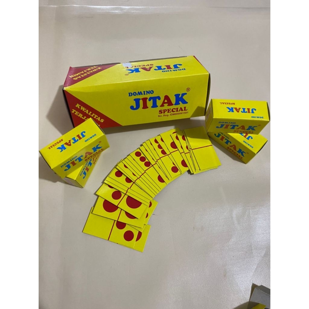 Jual KARTU DOMINO JITAK/KARTU DOM( HARGA KOTAK KECIL DALAM) | Shopee ...