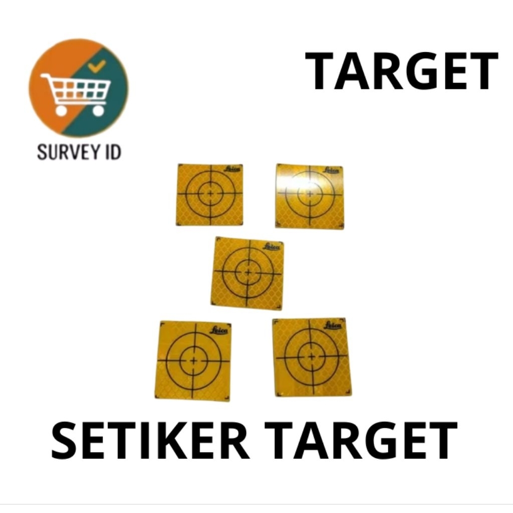 Jual Reflector Sheet Yellow 60x60mm - Survey Sticker Target Reflective ...