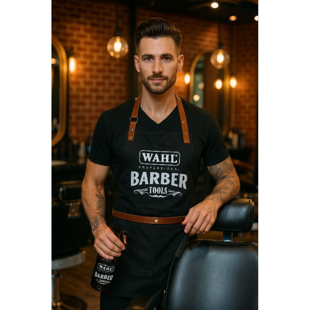 Jual CELEMEK BARBERSHOP WAHL BARBER TOOLS APRON BARBERSHOP - APPRON ...