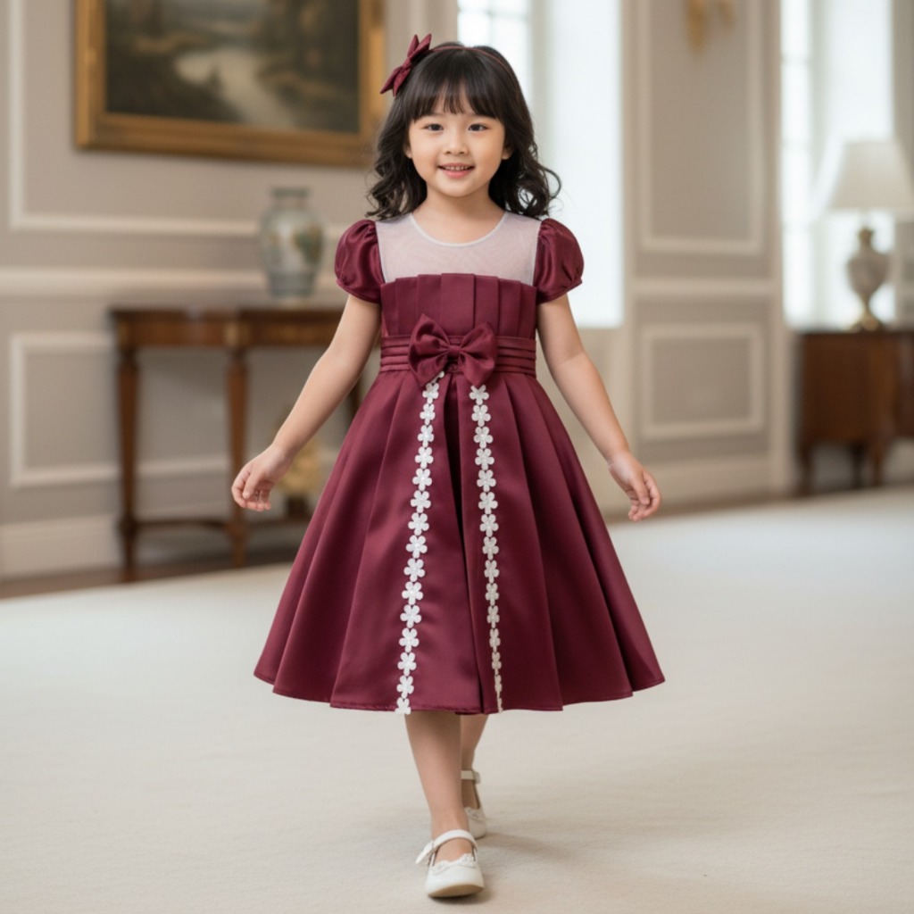 Jual Two Mix - Baju Dress Anak Pesta Perempuan - Gaun Imlek Anak Cewek ...