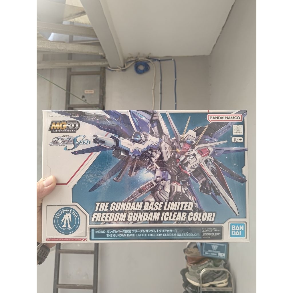 Jual Bandai MGSD Master Grade SD Freedom Gundam Clear Color The Gundam ...