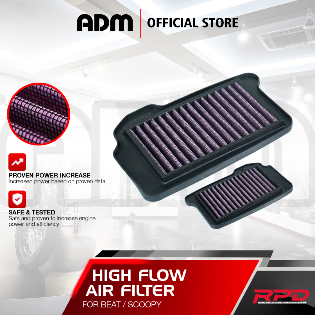 Jual RPD Air Filter Beat / Scoopy & Beat Fi & Genio / Beat New 2020 ...