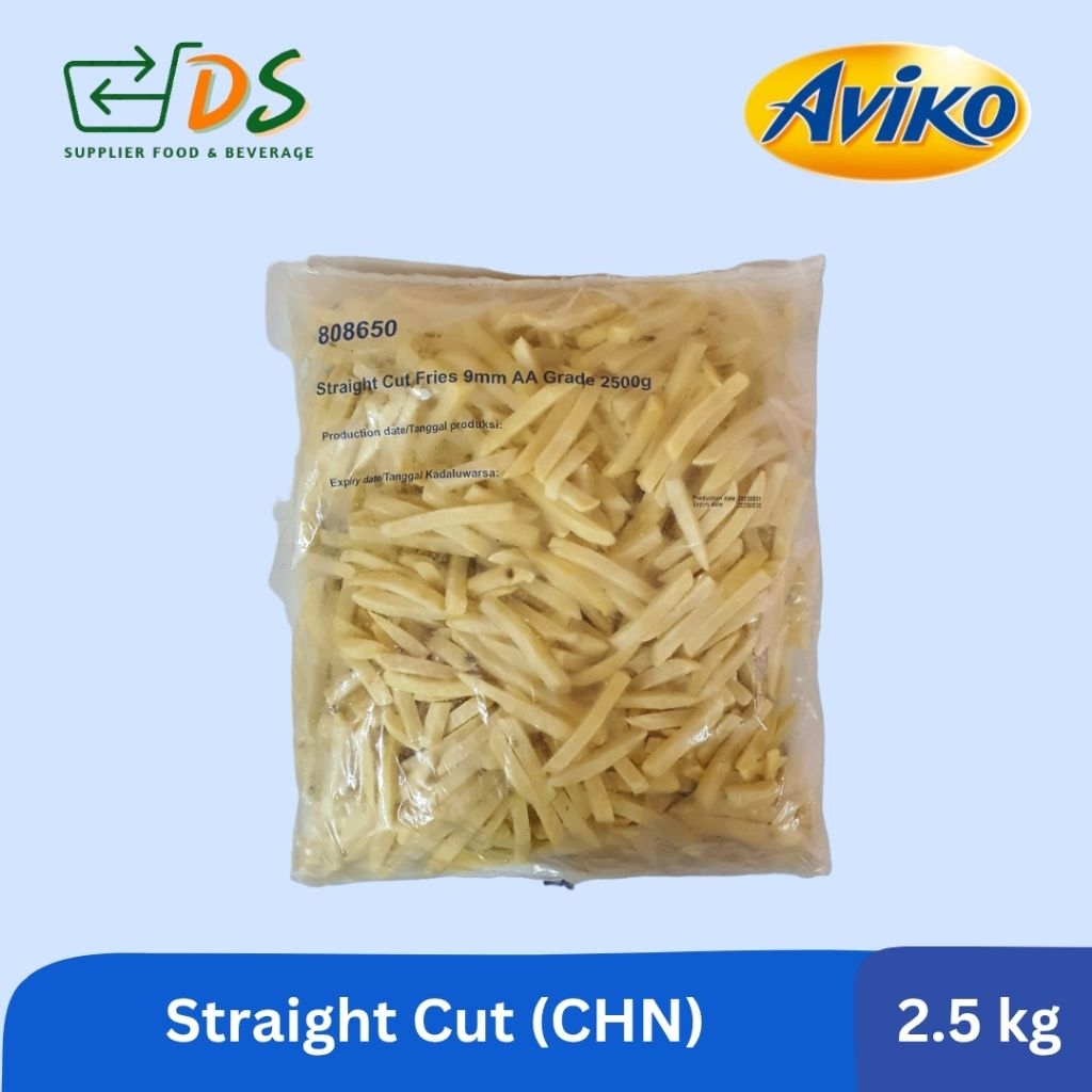Jual Aviko French Fries / Kentang Straight Cut 2.5 kg (China) | Shopee ...