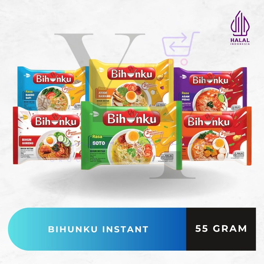 Jual Bihunku Bihun Instant Goreng / Soto / Asam Pedas / Kari Laksa ...
