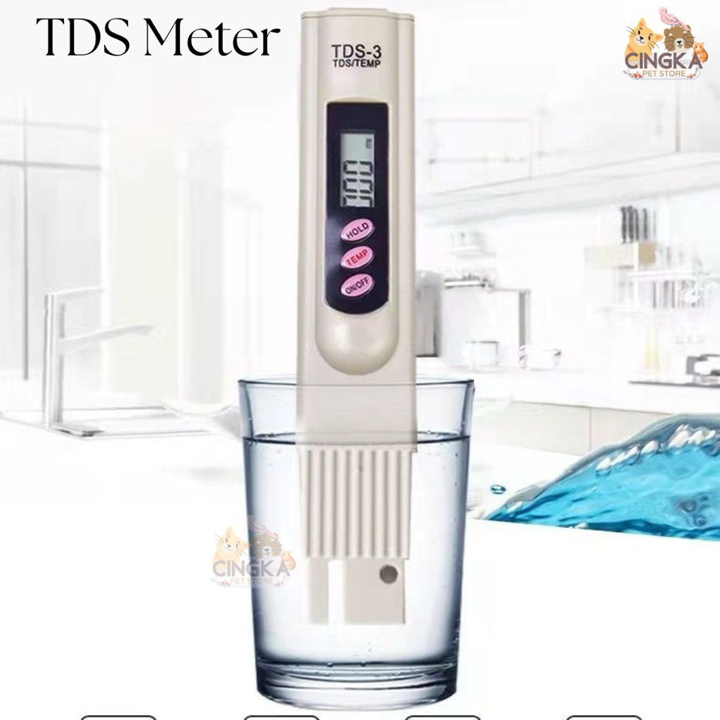 Jual TDS EC Meter Digital dengan Pengukuran TDS, EC, dan Suhu Secara ...