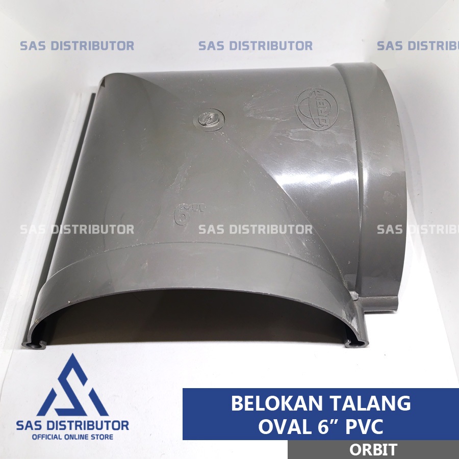 Jual Oval Belokan Talang 6" inch PVC Orbit / Siku L Belokan Setengah ...