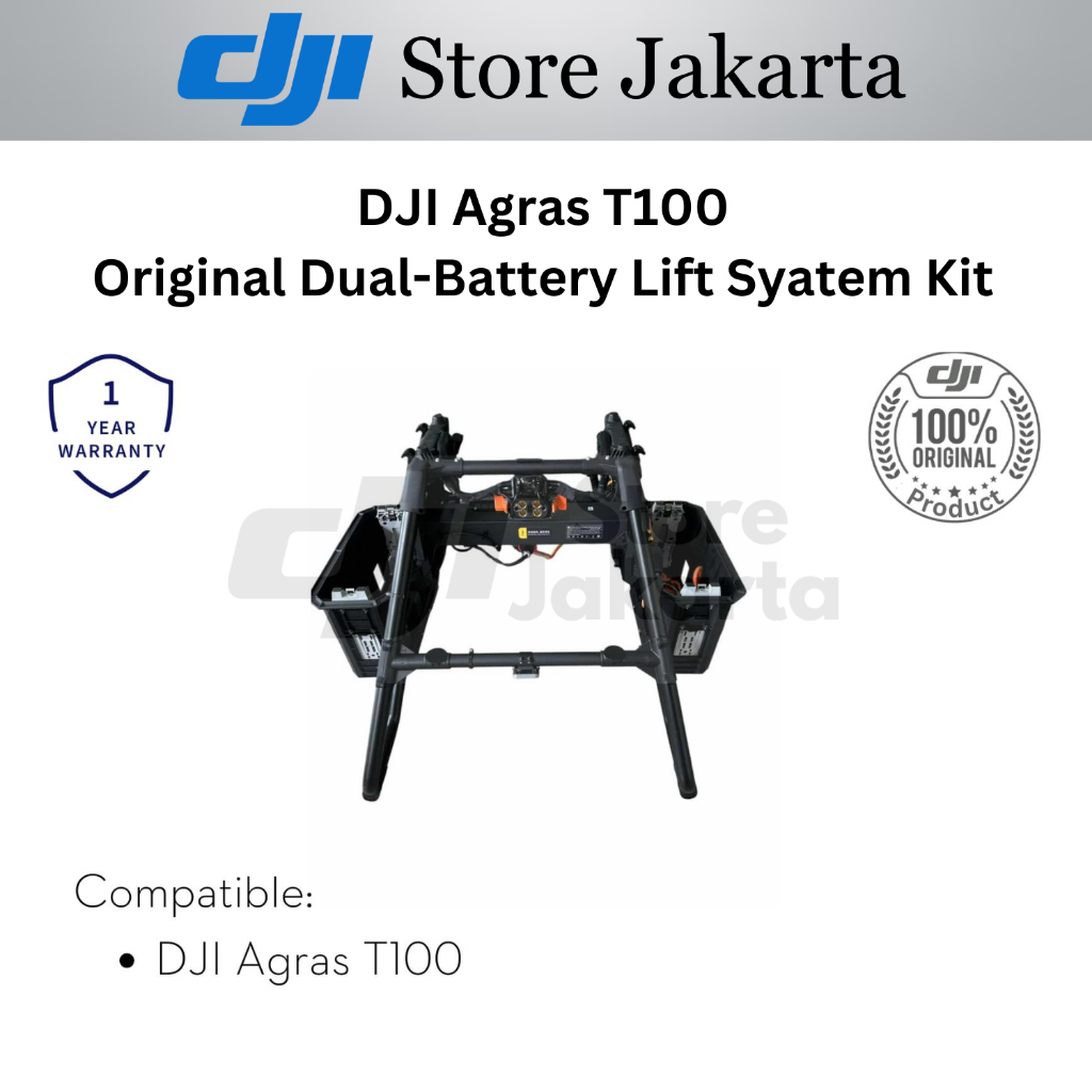 Jual Dual-Battery Lift System DJI Agras T100 Lift Dual-Battery System ...