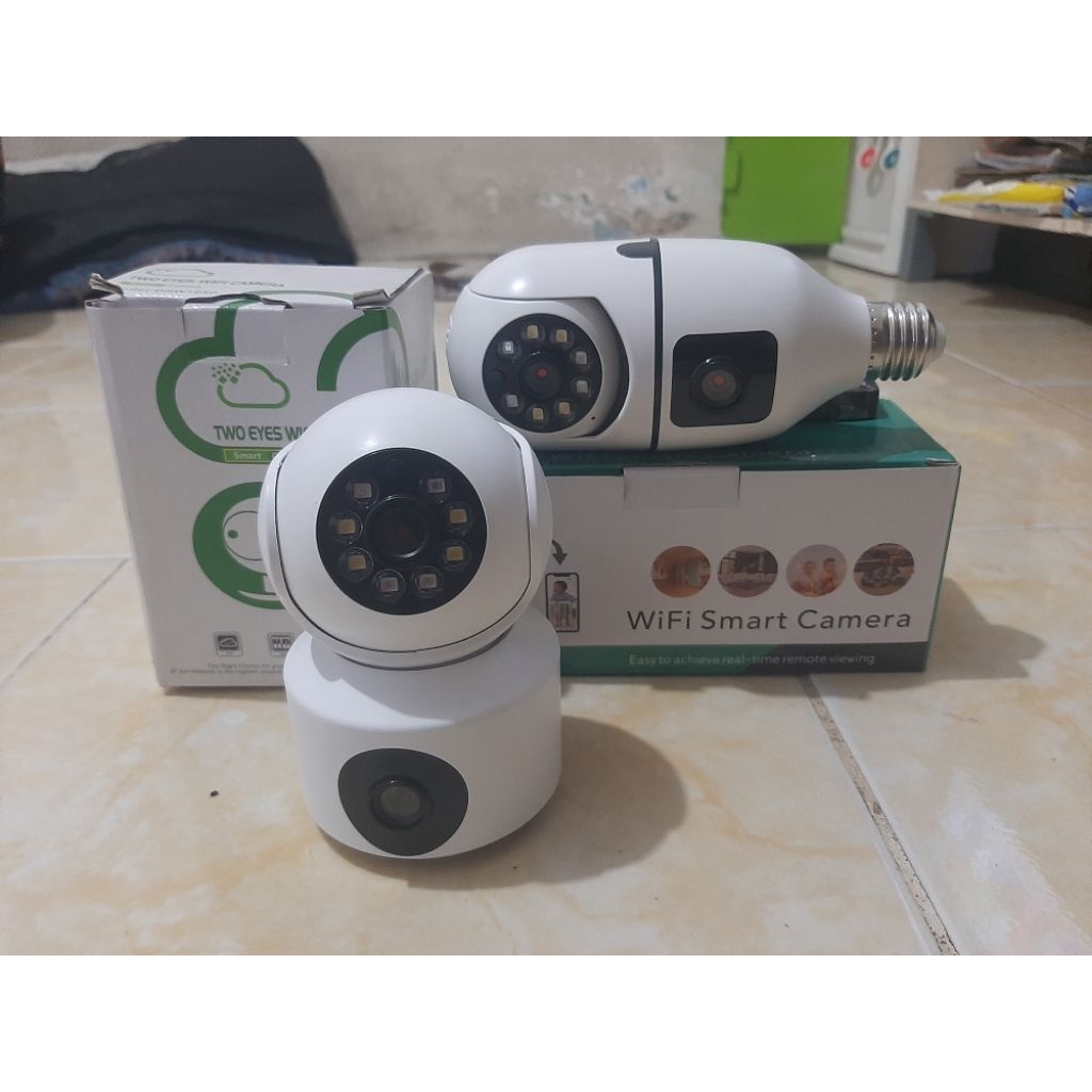 Jual New CCTV V380 Pro 2 Lens Dual Kamera Wifi IP Kamera Smart Camera ...