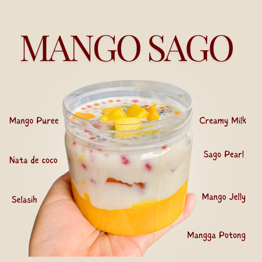 Jual MANGO SAGO FULL TOPPING 500ML (PRE ORDER - PENGIRIMAN TIAP MINGGU ...
