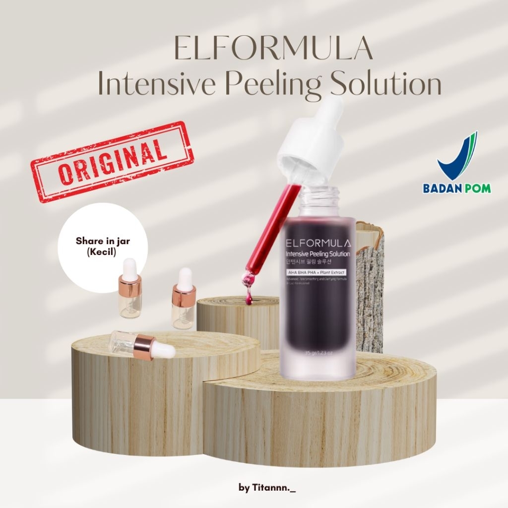 Jual [ SHARE IN JAR ] ELFORMULA Peeling Solution | Shopee Indonesia