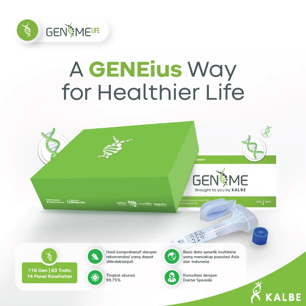 Jual GENME LIFE - Pemeriksaan Genetik Untuk Kesehatan Optimal | Shopee ...