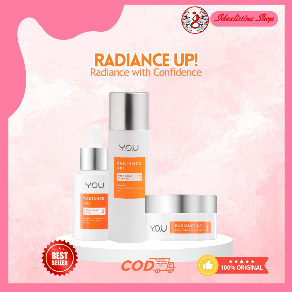 Jual Y.O.U Radiance Up Antioxidant Serum, Deep Moisturizing Cream ...