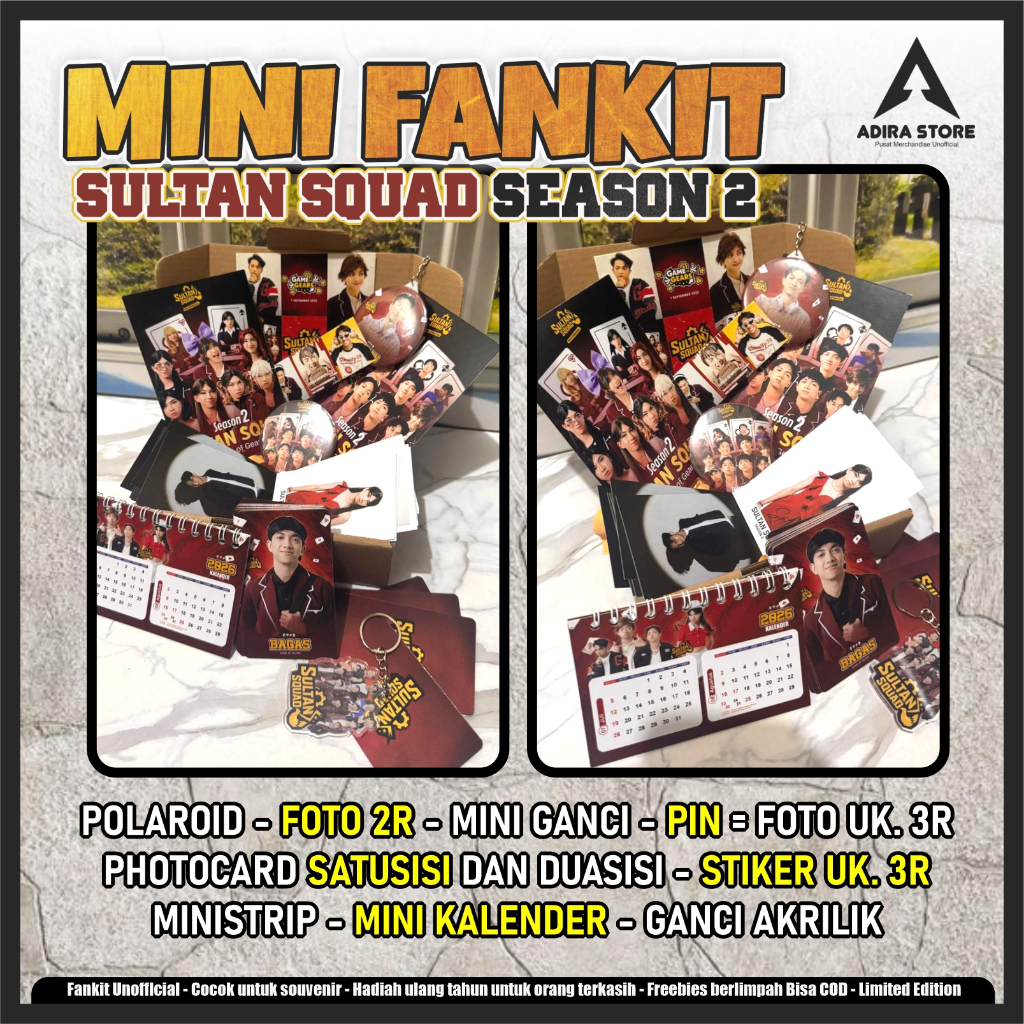 Jual "Mini Fankit Sultan Squad Season 2" Unofficial/Fanmade | Limited ...