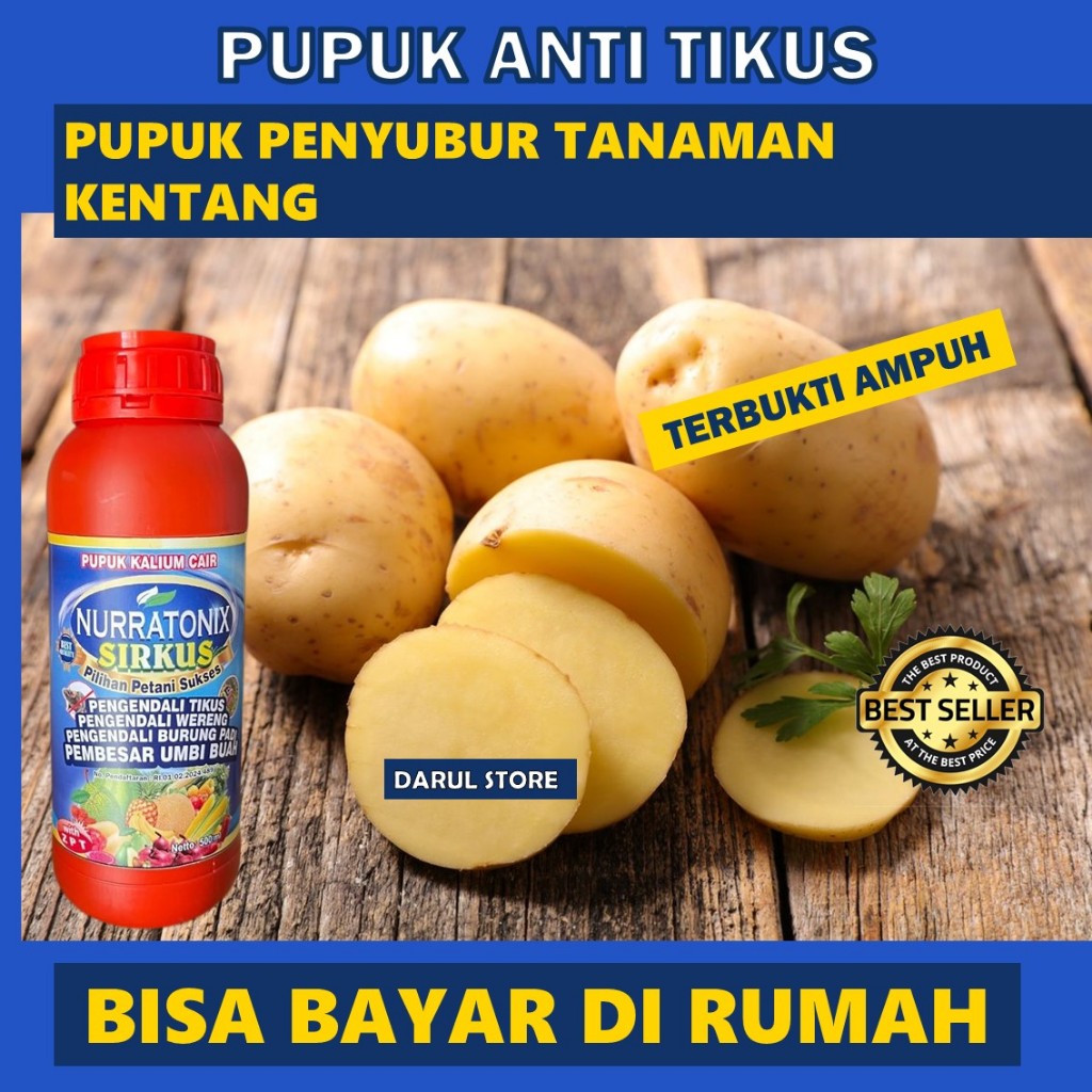 Jual Pupuk Cair Booster Umbi Kentang Nuratonix Sirkus 500 ml ...