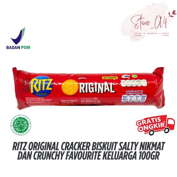 Jual Ritz Original Cracker Biskuit Salty Nikmat dan Crunchy Favourite ...