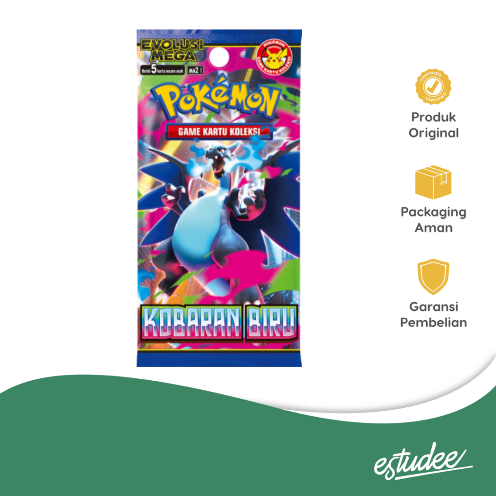 Jual Gramedia Bintaro - Pokemon Game Kartu Koleksi Kobaran Biru Edisi ...